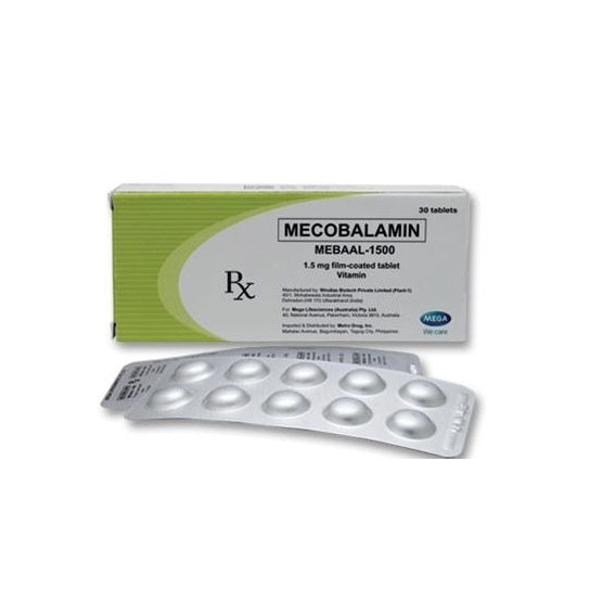 MEBAAL-1500 Mecobalamin 1.5mg Film-Coated Tablet 1's price in the ...